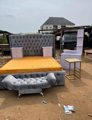 Bed Frame 6x6 With Side Drawers/ Dressing Mirror for Homes in Lekki ...