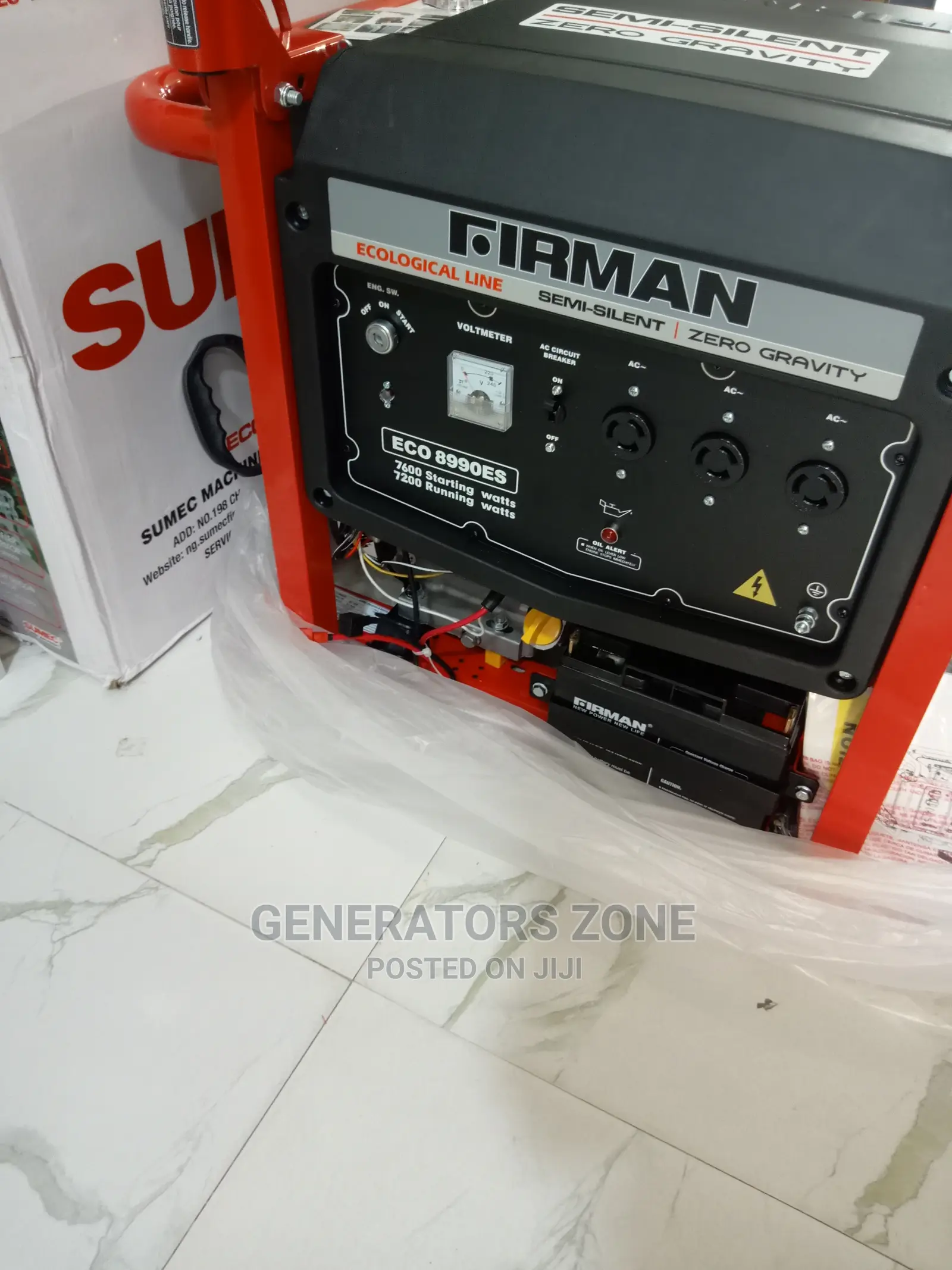 7.5kva Sumec Firman Generator Eco3990es Low Noise in Ikeja - Electrical ...