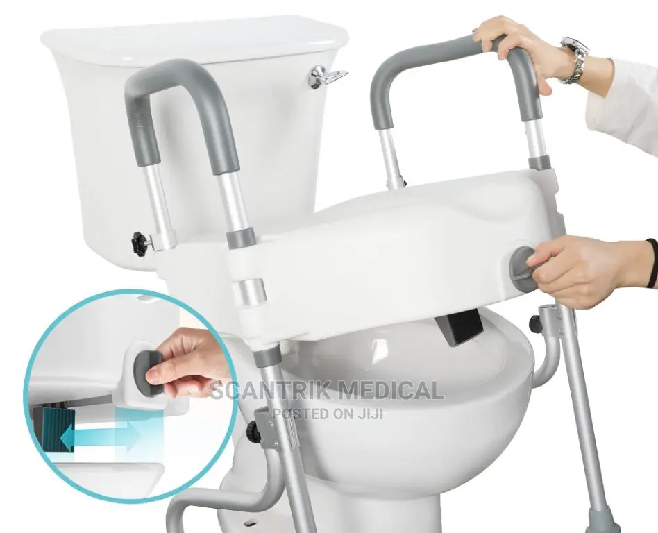 Medical 4 Legs Standard Raised Toilet Seat for Disabled for sale ...