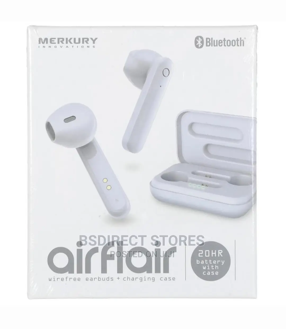 Merkury Innovations Airflair Wireless Earbuds Charging Bud in Utako ...