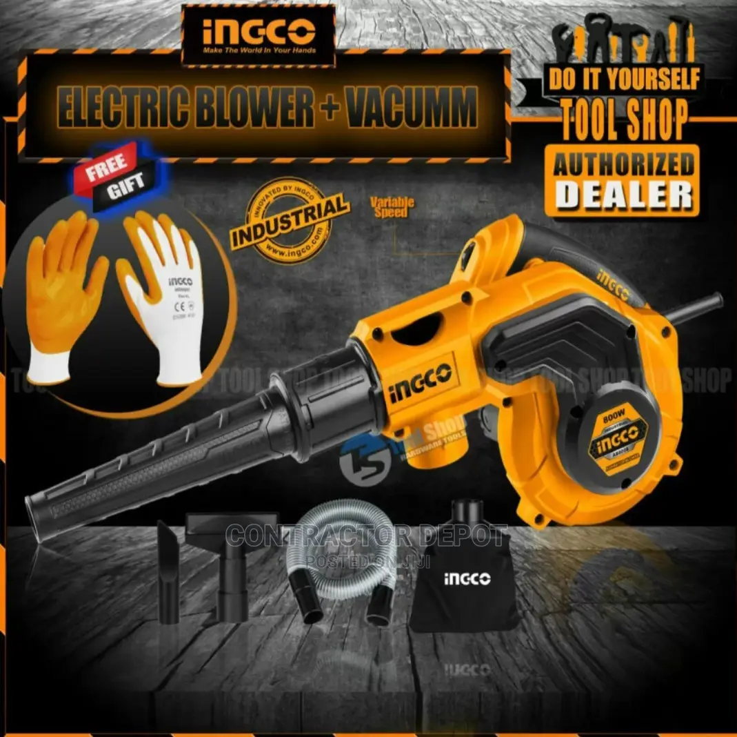 Ingco INDUSTRIAL Vacuum Cleaner And Aspirator Blower 800W in Lagos ...