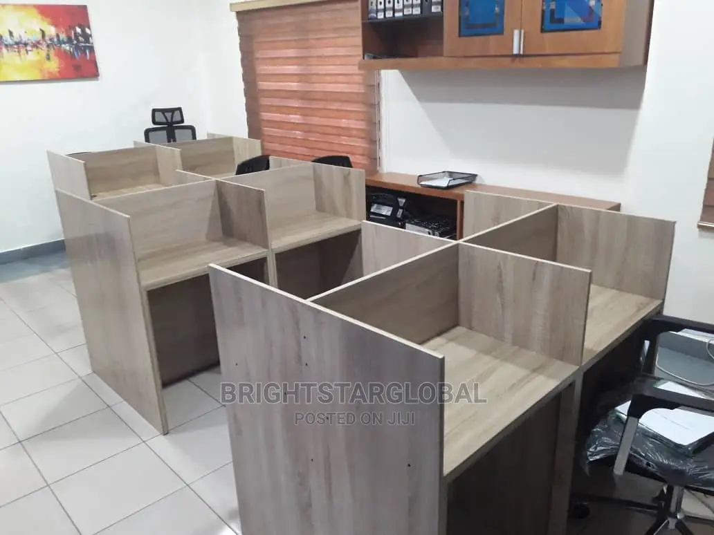 4man Office Workstation Table in Ikeja - Furniture, Brightstar Global ...