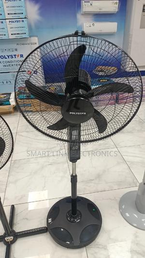 Polystar 18" Rechargeable Stand Fan Remote Control/Pv-1807b in Abule ...