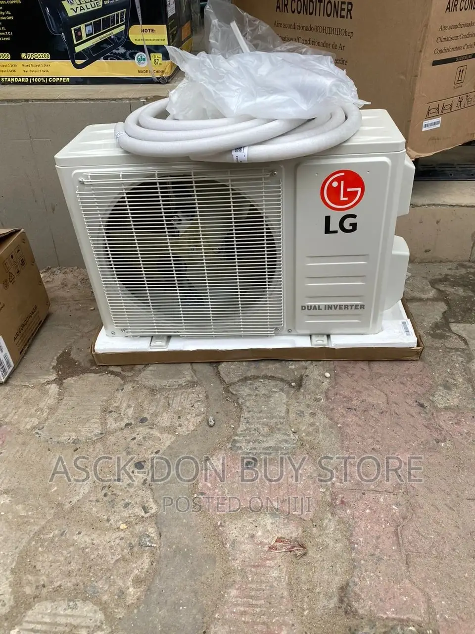 Original Lg 1.5hp Dual Inverter Gencool Copper Condenser in Ojo - Home ...