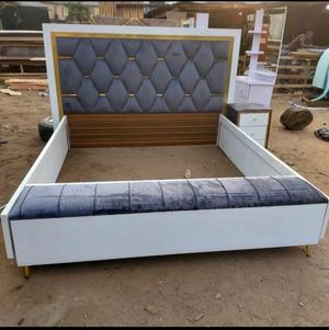 Bed Frame 6x6 With 1 Side Drawer/ Dressing Mirror for Home's in Lekki ...