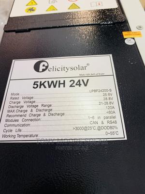 5kwh 24v 200ah Felicity Ion Lithium Battery in Central Business District - Solar Energy, Tony ...