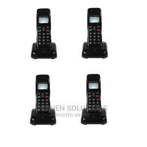 Mobile Wireless Intercom Phone - 4 Extensions Cordless Handsets in ...