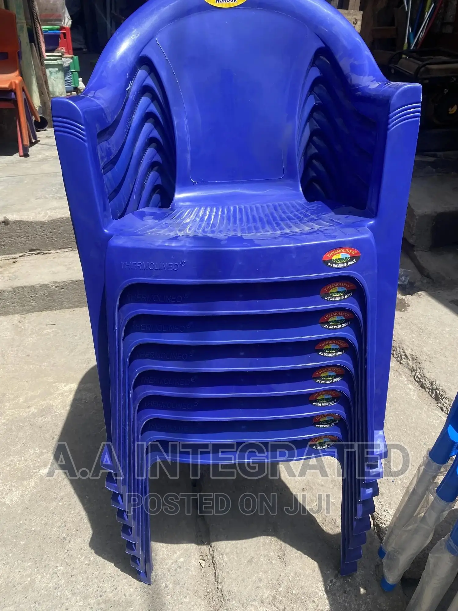 Blue Plastic Chair in Lagos Island (Eko) - Furniture, Ibraheem Abiodun ...
