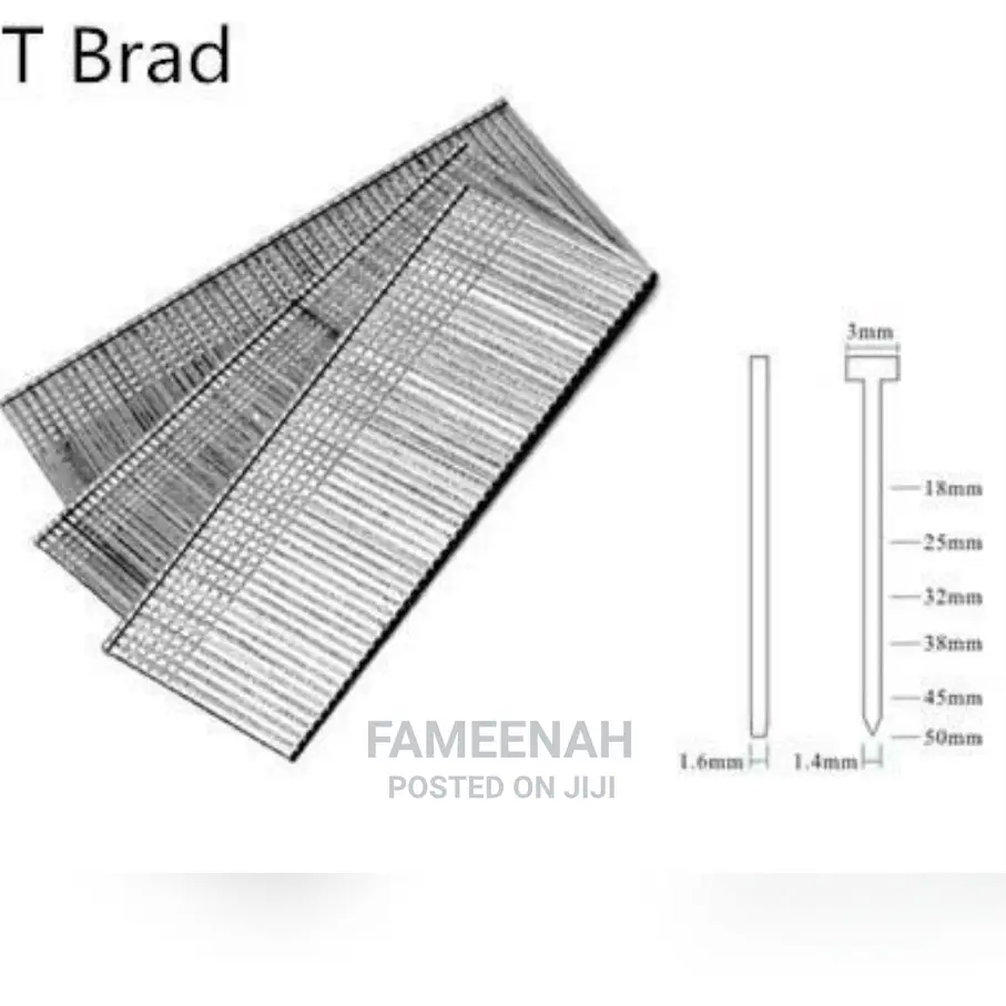 50mm T Brad/ T-Shape Stapler Nail/Pin in Lagos Island (Eko) - Hardware ...