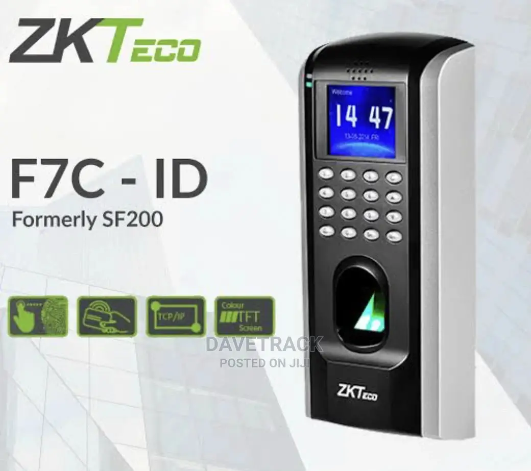 Zkteco F7-C Fingerprint/Card/Password Access Control in Ikeja - Safety Equipment & Protective ...