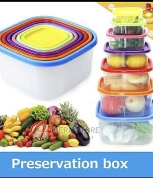 Food Storage Containers With Coloured Lids - 7 Pieces in Lagos Island ...