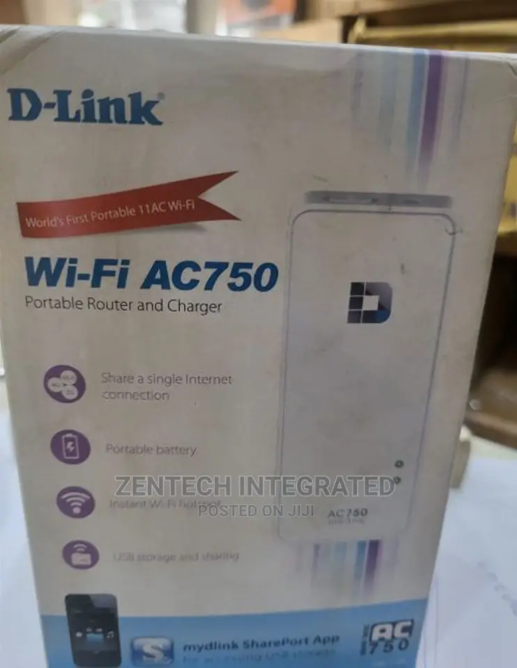 D-Link Wi-Fi AC750 Portable Router and Charger in Ikeja - Networking ...