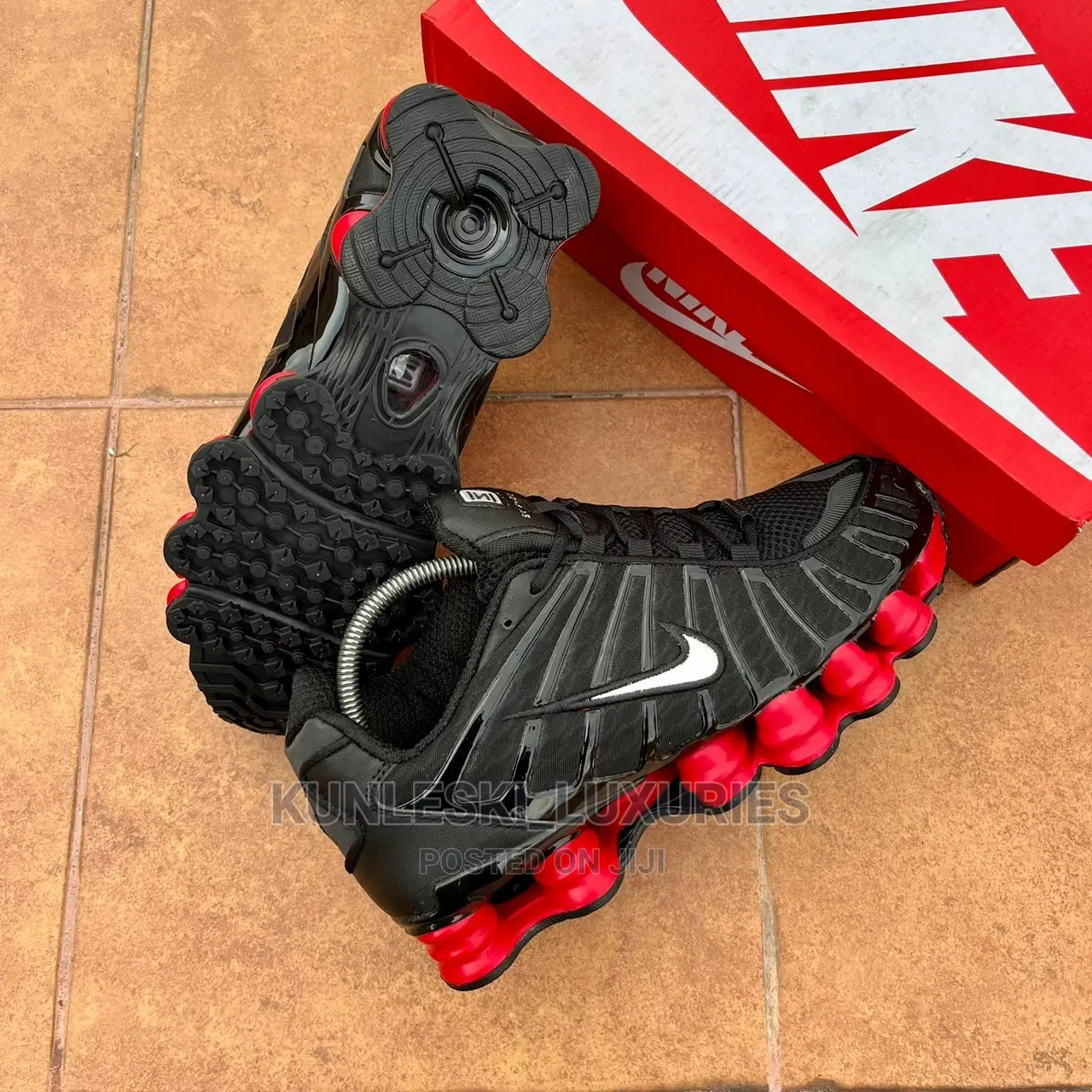 Original Nike Shox TL X Skepta - Sk Shox Black/Red Sneakers in Lagos ...