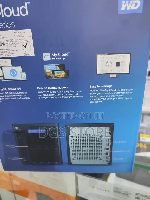 New Wd My Cloud Expert Series Ex4100 4bay Nas Tech