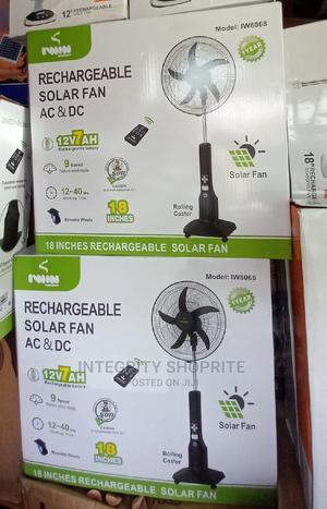 IWIN ENERGY 18 Inches Rechargeable Solar AC DC Standing Fan in Lagos ...