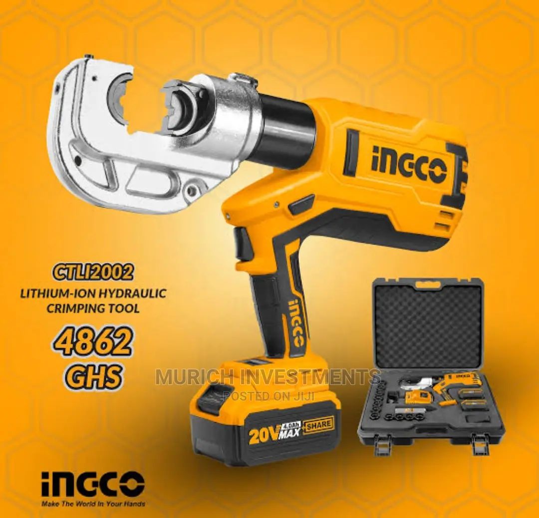 INGCO Hydraulic Crimping Tool 20V CTLI2002 in Lagos Island (Eko ...