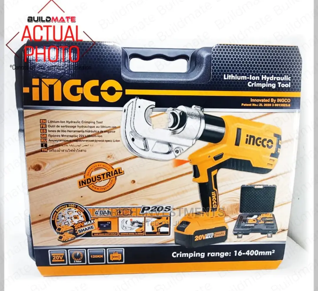 INGCO Hydraulic Crimping Tool 20V CTLI2002 in Lagos Island (Eko ...