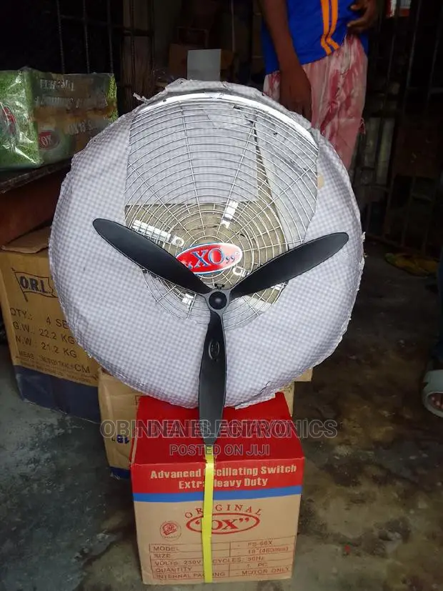 Brand New Original 18" OX Industrial Standing Fan/100% Coper in Ojo ...