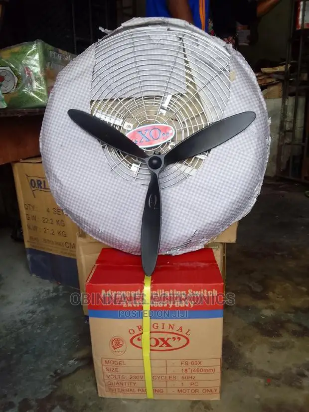 Brand New Original 18" OX Industrial Standing Fan/100% Coper in Ojo ...