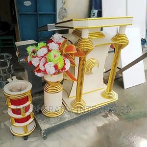 Modern Church Pulpit With Chrome in Ibadan - Furniture, Deus Gratia ...