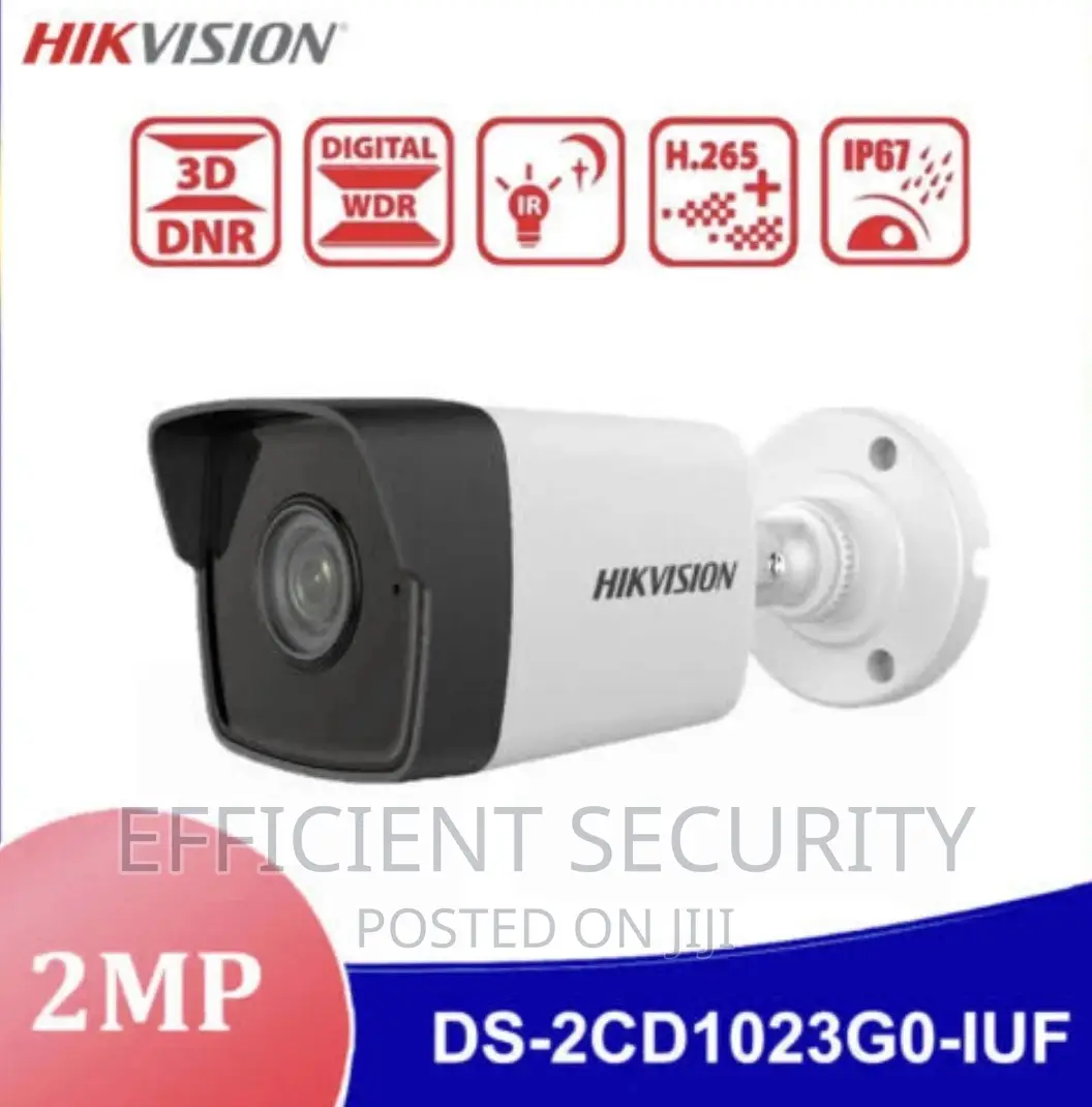 Hikvision DS-2CD1023G0-IUF | 2MP IP POE Bullet Camera Audio in Ikeja - Security & Surveillance ...