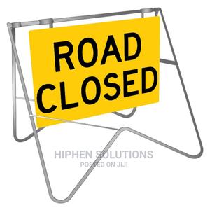 Portable Road Ahead Closed Sign in Yaba - Safety Equipment & Protective ...