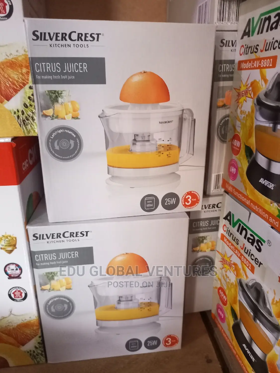 Silvercrest Citrus Juicer 600ml ,25 Movement for sale - Edu Global ...