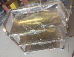 Quality Gold Industrial Stainless Steel 3 Steps Food Trolley for sale ...
