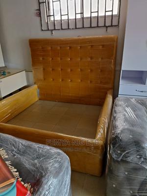 Padded 6x6 Bed Frame in Akure - Furniture, Femya Nig Ltd | Jiji.ng