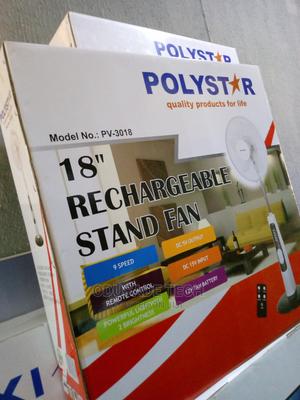 Powerful Polystar 18'' Rechargeable Stand Fan in Badagry - Home ...