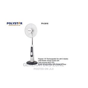 Polystar 18" Rechargeable Fan With Remote Control - Pv-3018 in Ifako ...