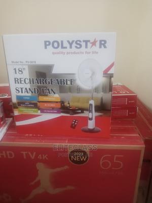 Portable Polystar 18 Inches Rechargeable Standing Fan in Epe - Home ...