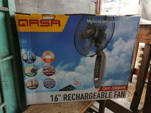 Qaza Rechargeable Fan 16 Inches With Remote in Ikeja - Home Appliances ...