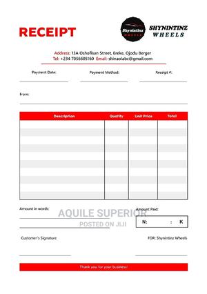 Carbonized Receipt, Invoice and Waybill Printing in Shomolu - Printing ...