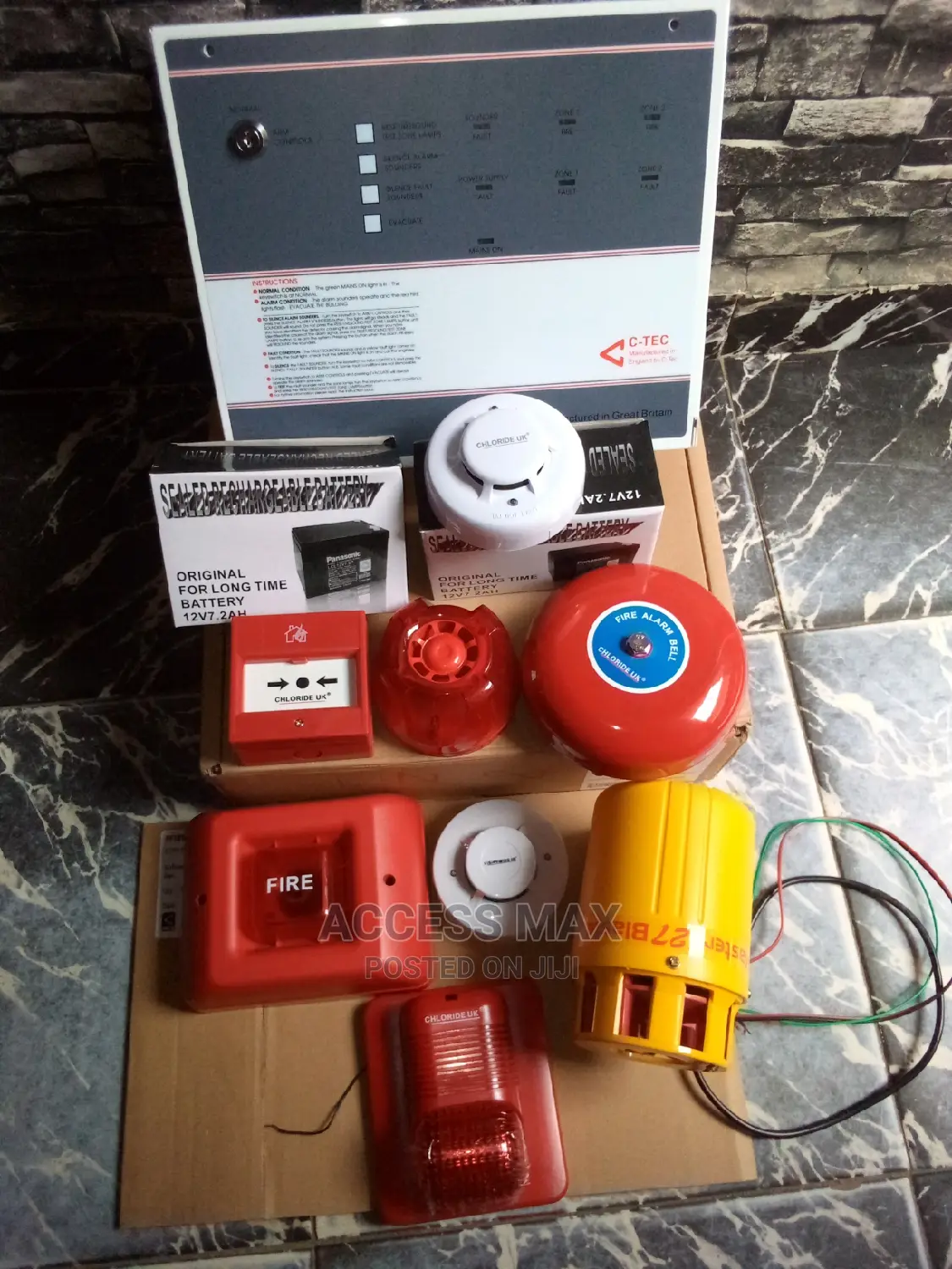 Fire Panel... Smoke Detector... Call Point... Sounder Bell. in Lagos ...