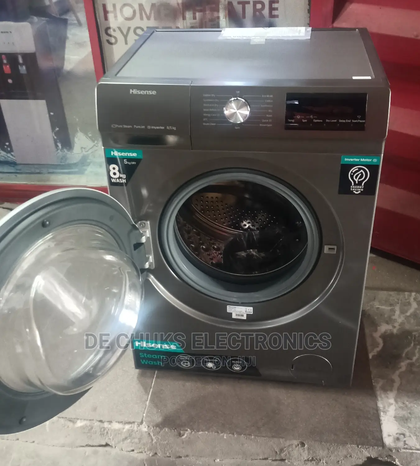 Hisense Washing Machine Inverter(8kg Washer/5kg Dryer)Silver in Ojo ...