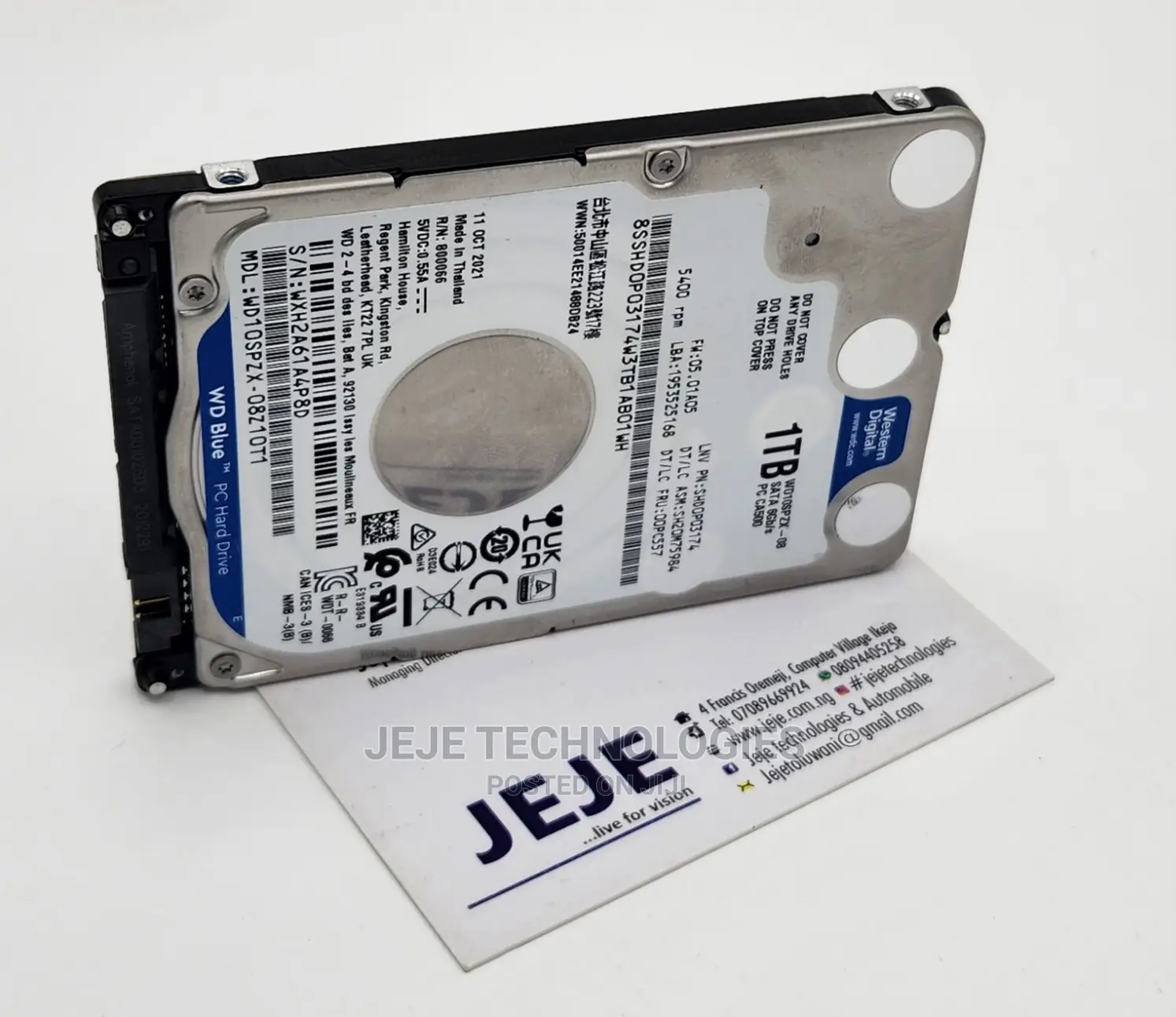 1tb Laptop HDD in Ikeja - Computer Hardware, Jeje Technologies | Jiji.ng
