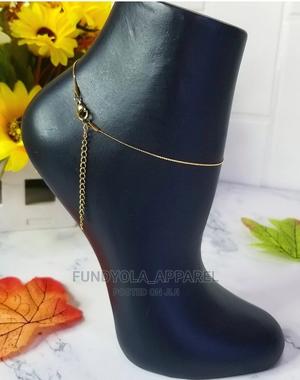 Gold Pure Stainless Steel Leg Chain Anklet in Ajah - Jewelry, Fundyola ...