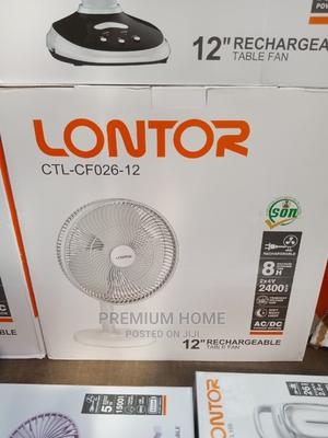 Lontor Rechargeable Table Fan 026 12 Inches in Lagos Island (Eko ...