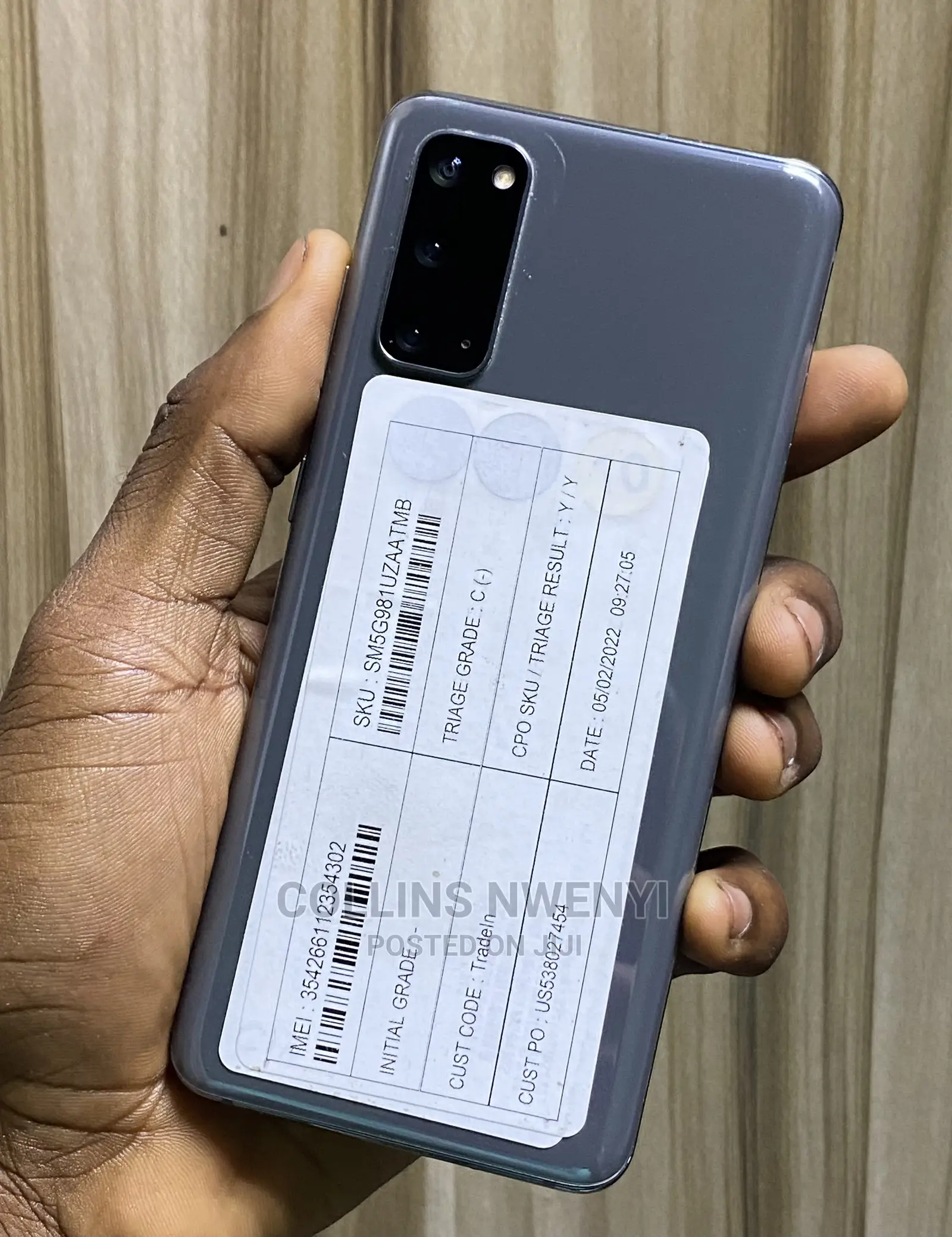 Samsung Galaxy S20 128 GB Gray in Ikeja - Mobile Phones, Collinkz ...