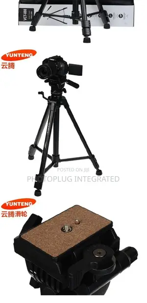 Yunteng Camera Tripod VCT-880 for sale - Photoplug Integrated Price: ₦ ...