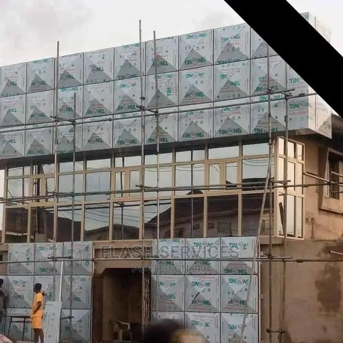 Wall Cladding / 3D Cladding / Aluco Board Cladding in Lekki - Building ...