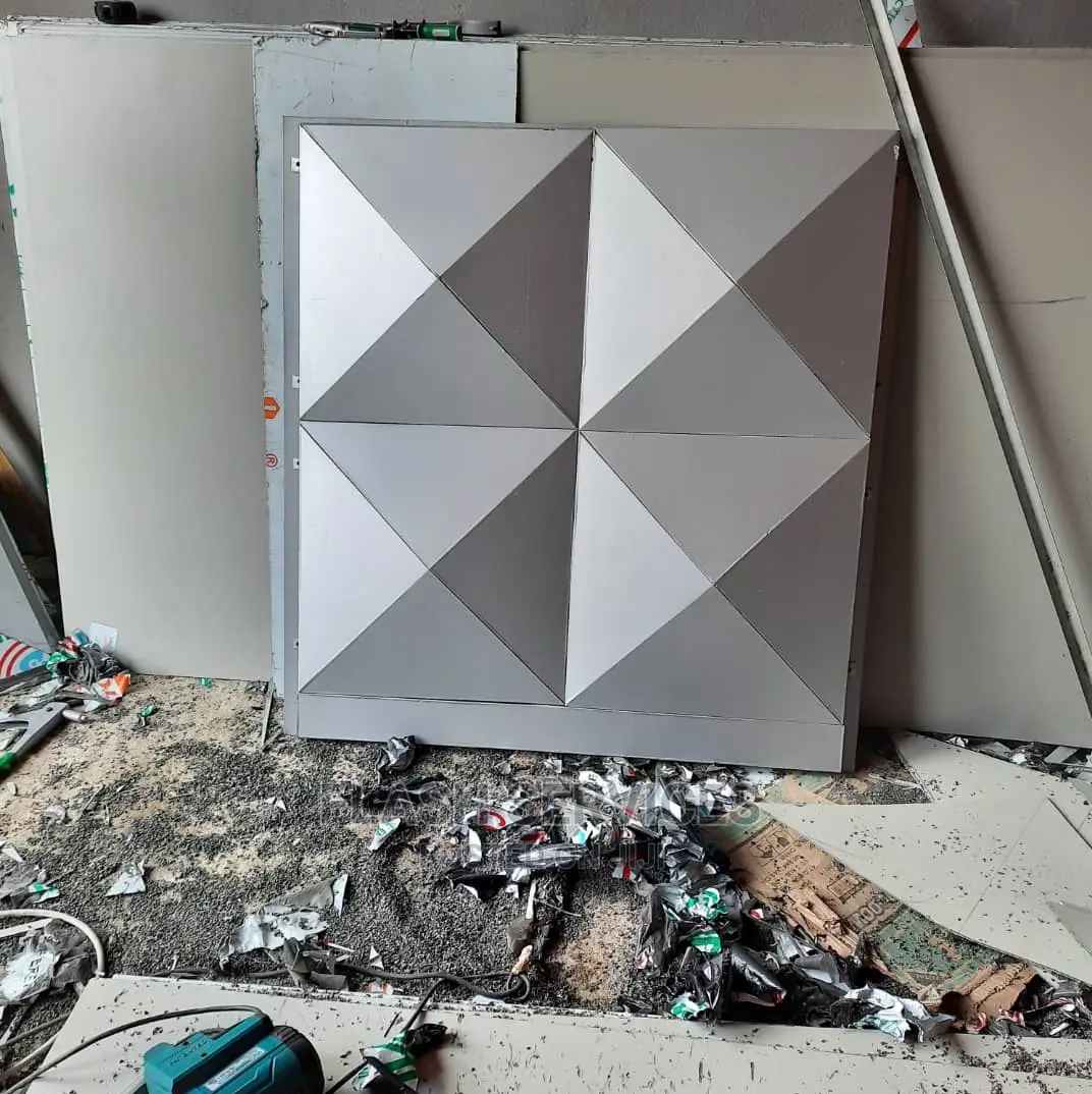 Wall Cladding / 3D Cladding / Aluco Board Cladding in Lekki - Building ...