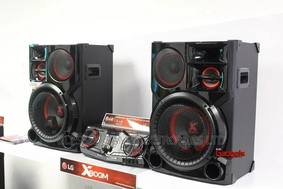 LG XBOOM 3500W Powerful Bass CL98>Wireless Bluetooth>USB in Ojo - Audio ...