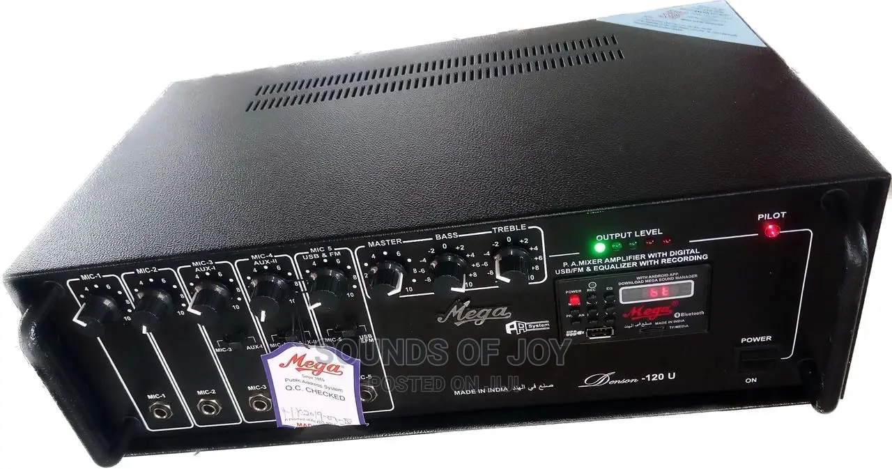 Mega Power Mixer Amplifier 120U in Lekki - Audio & Music Equipment ...