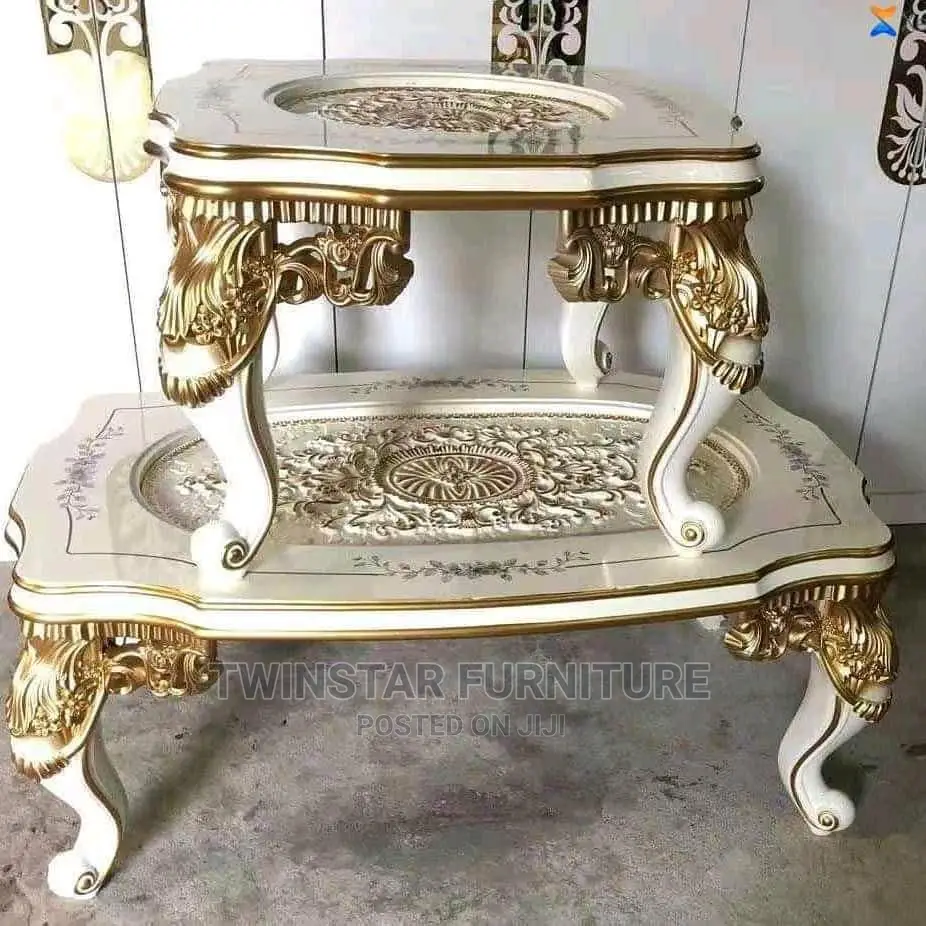 New Modern Royal Centre Table With Side Stools in Ojo - Furniture ...