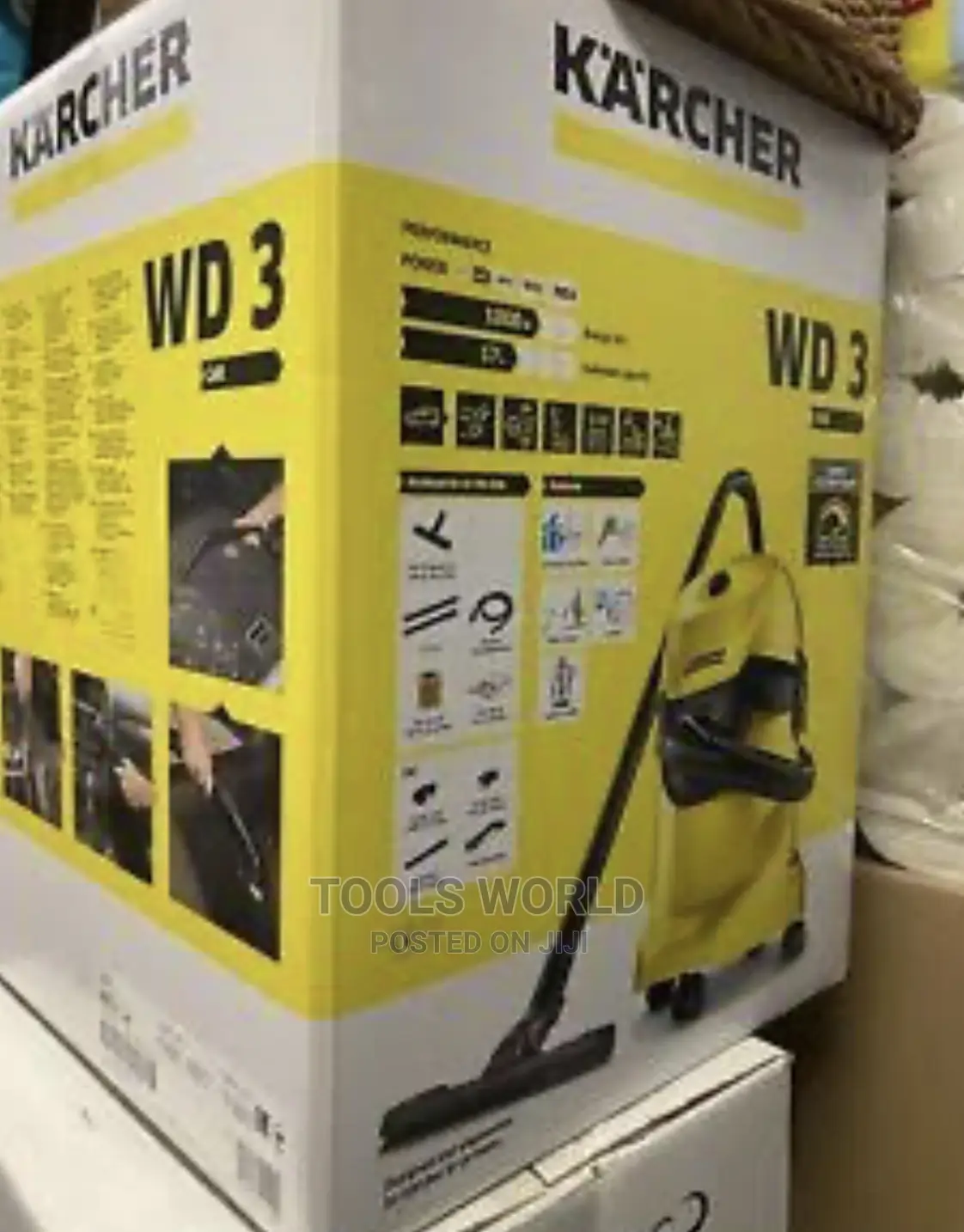KARCHER WD3 Multi-Purpose Wet and Dry Vacuum Cleaner 1000W in Lagos ...