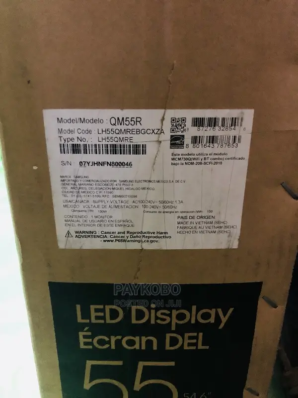 Samsung Qm55r 55''inches Uhd Commercial Signage Led Display in Ikeja ...