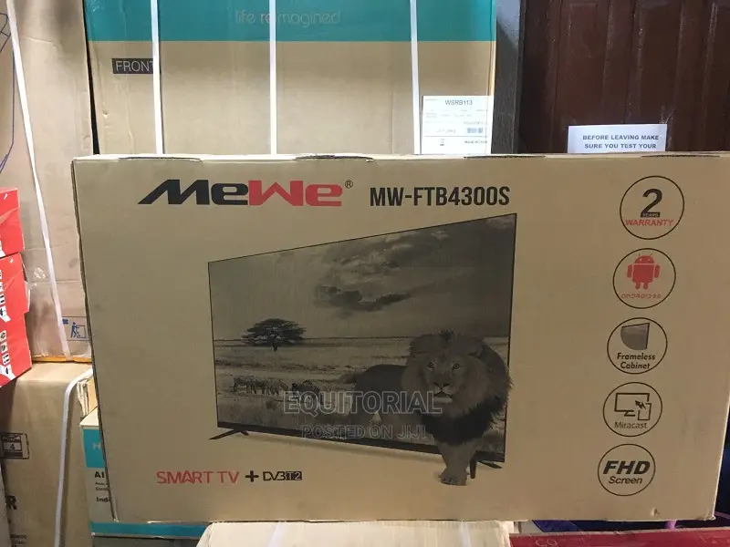 Mewe Smart Tv 43" Frameless Mw-Ftb300s in Victoria Island - TV & DVD ...