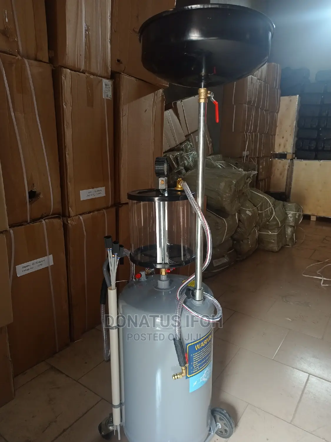 Oil Drainer 80 Liters Pneumatic Waste Oil Collecting Machine in Ojo ...